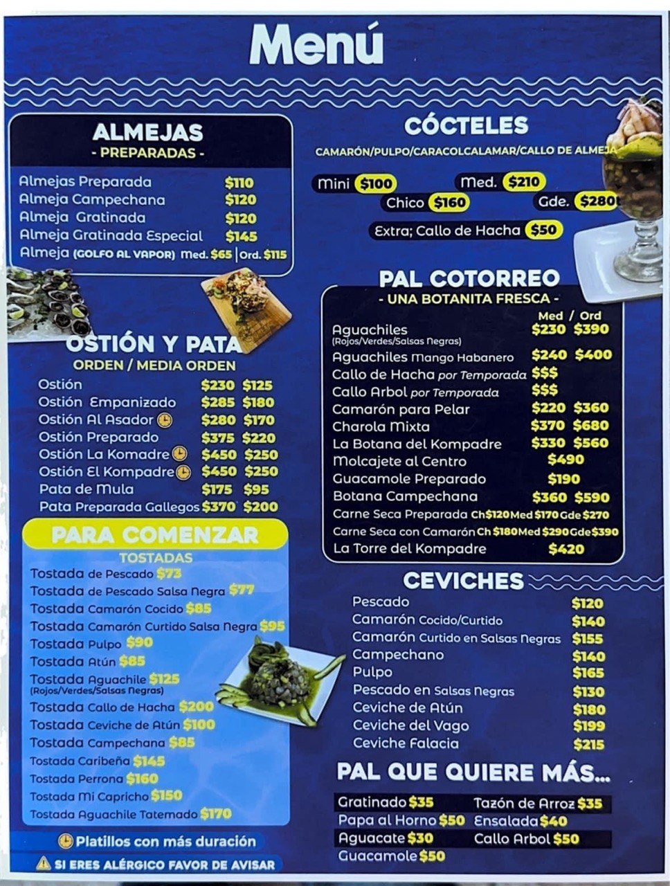 El Kompadre Tavo – Los mejores mariscos de Mexicali